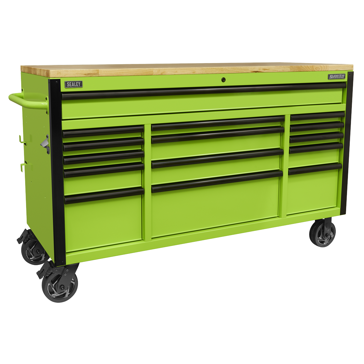 Superline Pro AP6115BE Superline PRO Black Edition Mobile Trolley with ...