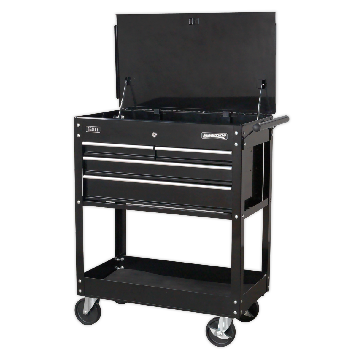 Superline Pro AP850MB Heavy-Duty Mobile Tool & Parts Trolley with 4 ...