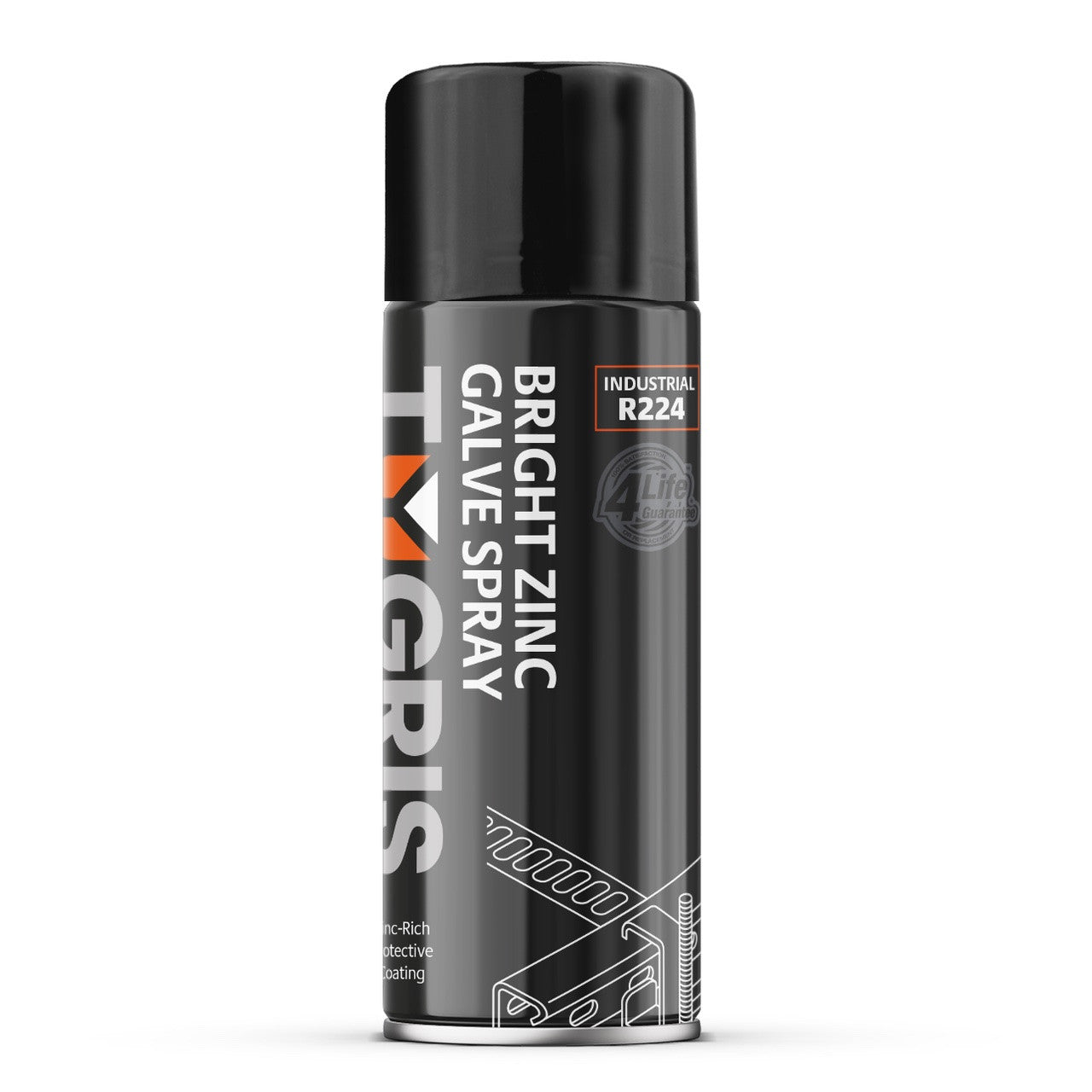 TYGRIS R244 Bright Zinc Galv Spray 400ml – SBL Services